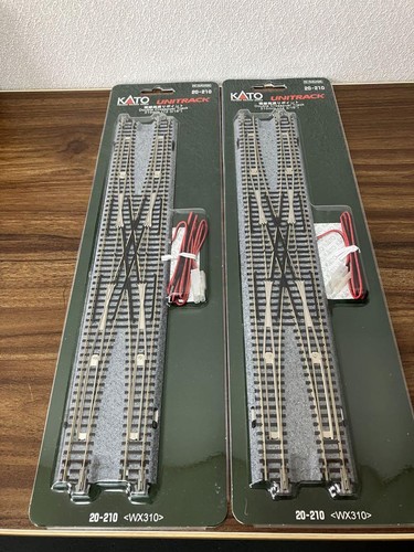 KATO N Gauge Double Crossover Track 20-210 Model Train 2-Pack Rail ...