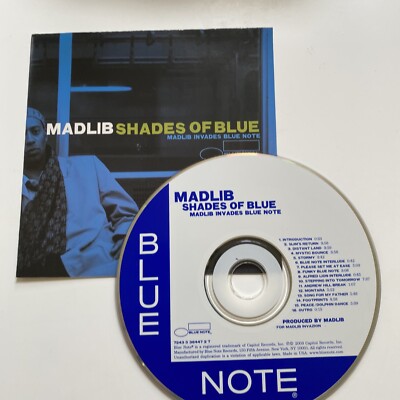 Madlib : Shades of Blue: Madlib Invades Blue Note CD (2003) *NO CASE ...