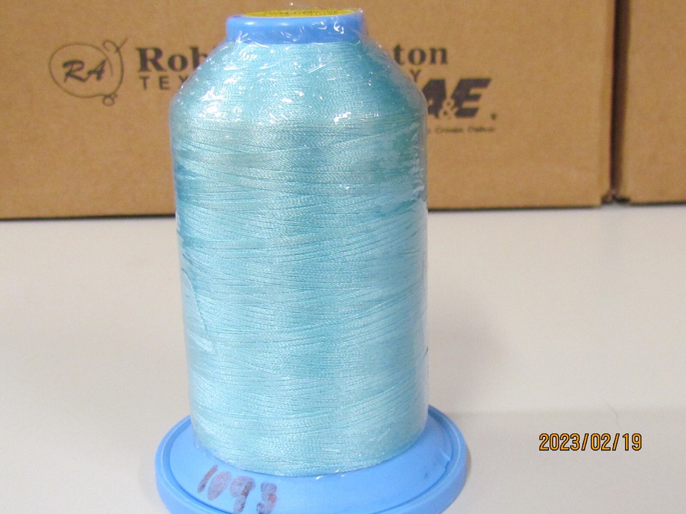 A&E Robison-Anton Embroidery Thread 122 SB POLY, 5500 yards ALASKA SKY ...