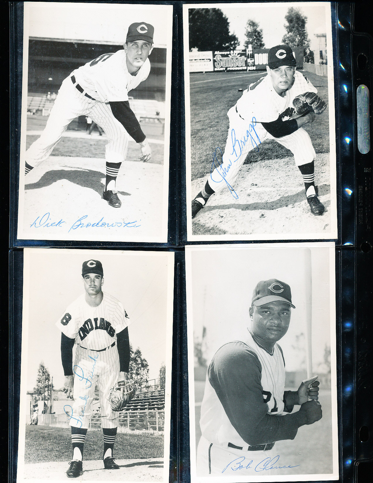 Frank Funk Cleveland Indians Signed 3.5 x 5 Post Card (only card listed ...