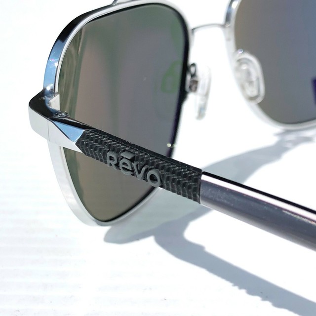 REVO Harrison S85 Chrome W Polarized Smoky Green Lens Sunglass 1108 06 ...