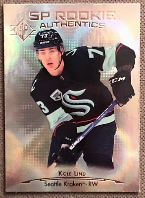 2021-22 Upper Deck SP Rookie Authentics Kole Lind #105 RAINBOW FOIL🔥🔥 ...