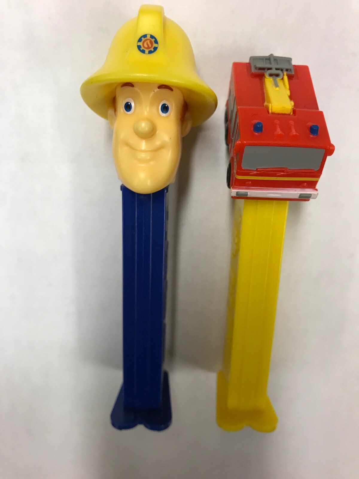 PEZ Non-U. S. Fireman Sam & Jupiter The Fire Truck - 4.9 Stems - Mint ...