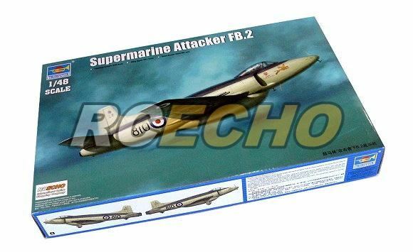 Trumpeter Aircraft Model 1/48 Supermarine Attacker Fb.2 Scale Hobby ...