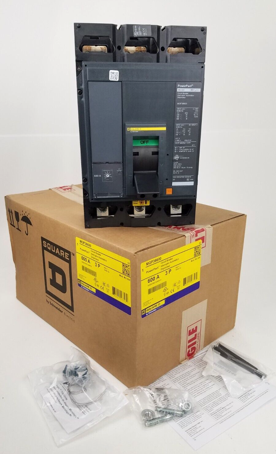 Square D MGP36600 Circuit Breaker 600 Amp for sale online | eBay