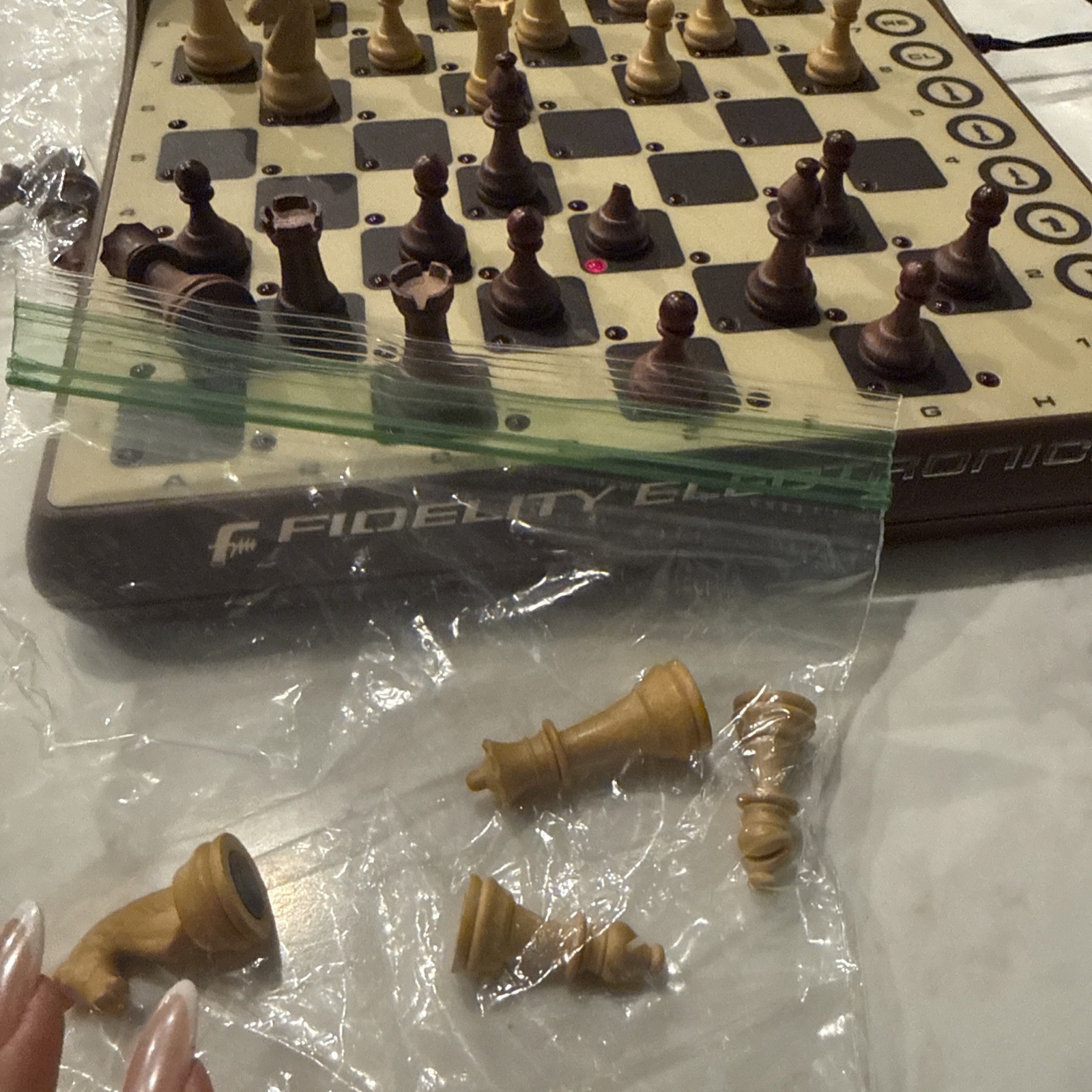 Fidelity Electronics Chess Challenger Electronic Chess Board Game ...