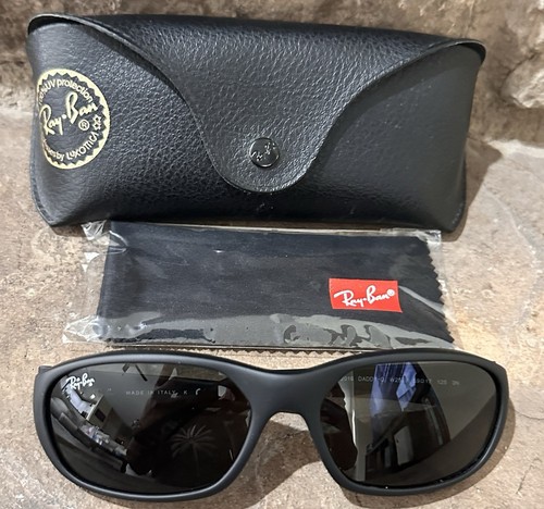 NEW RAY-BAN RB 2016 DADDY-O W2578 RUBBER BLACK AUTHENTIC SUNGLASSES W ...
