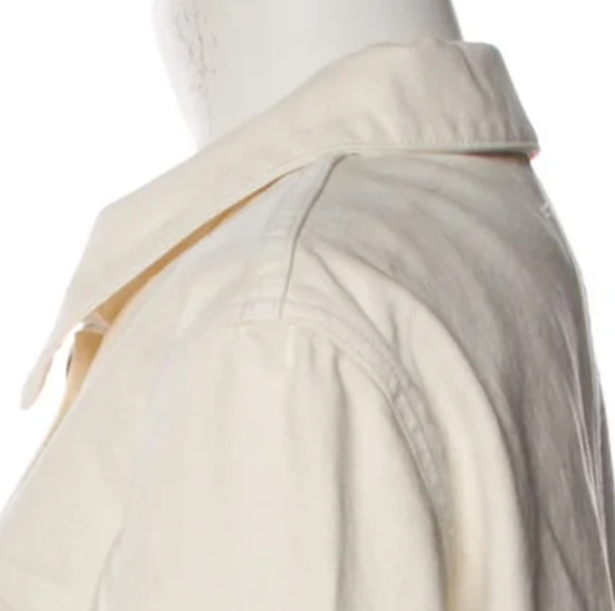 New with tags The Row $1190 off white Denim Kurt Jacket, XS | eBay