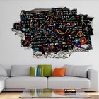 Math Formulas 3D Wall Art Sticker Mural Decal Mathematics School Decor ...