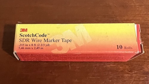 3M ScotchCode SDR-8 Wire Marker Tape (10 Rolls) | eBay