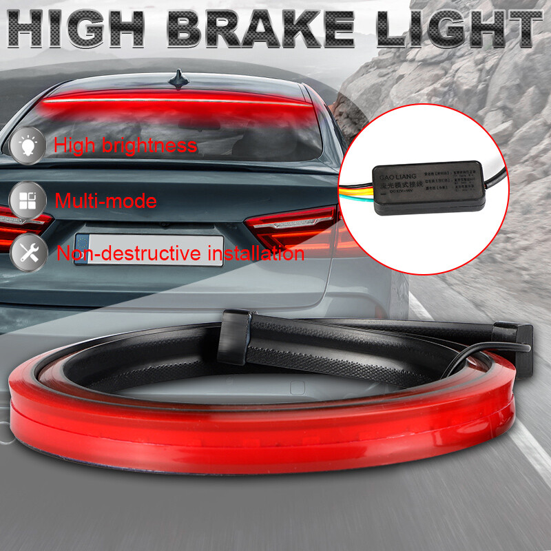 LED 3rd Brake Light Strip Bar Rear Windshield Stop Tail Turn Signal ...