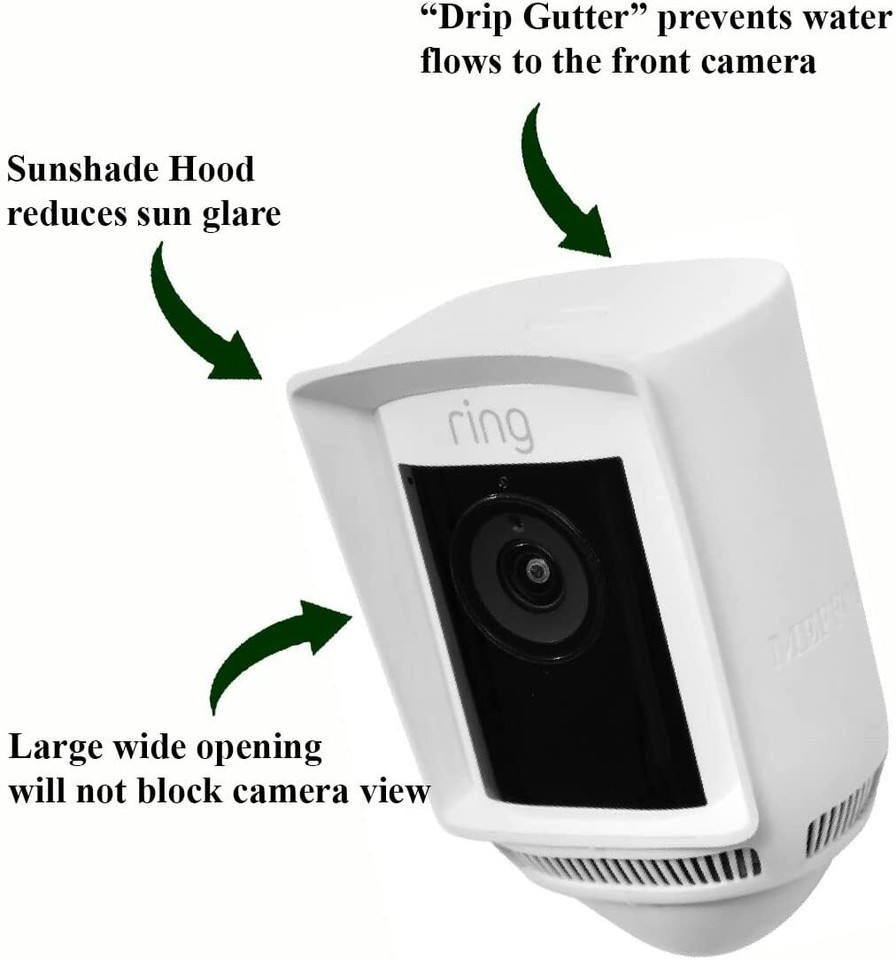 Silicone Skin Case Cover w. Weather Protection for Ring Floodlight Cam ...