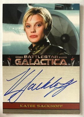 Battlestar Galactica Premiere Edition Autograph Card Katee Sackhoff as ...