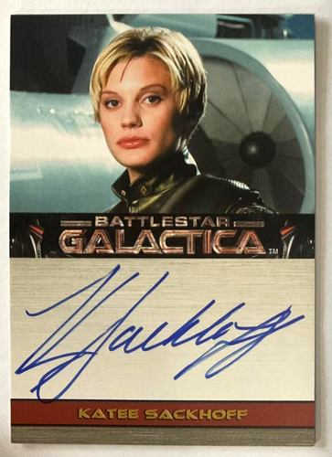 Battlestar Galactica Premiere Edition Autograph Card Katee Sackhoff as ...