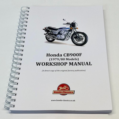 Honda CB900F Factory Workshop Shop Manual Book, Reproduction. HWM073 ...