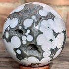 65mm Large Natural Fish Eye Ocean Jasper Sphere Ball | eBay