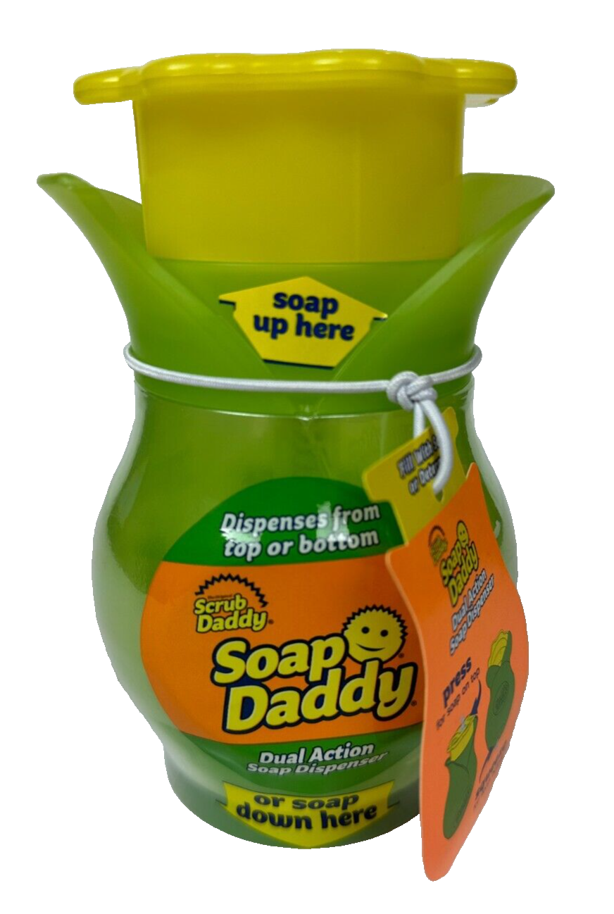 New Scrub Daddy Soap Dual Action Soap Dispenser 858797007432| eBay