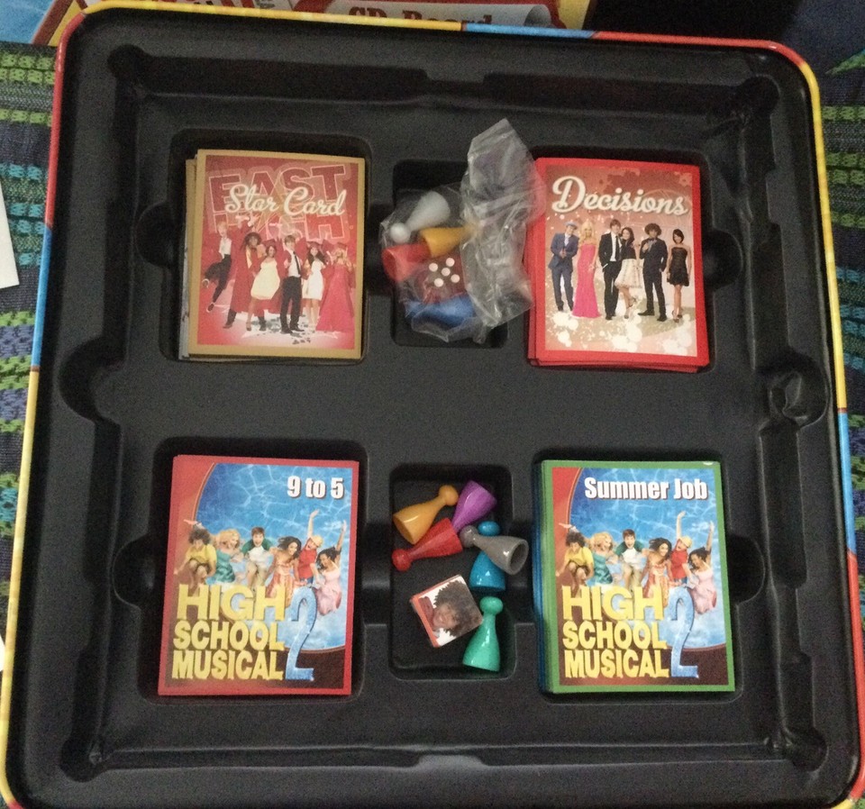 High School Musical 2 & High School Musical 3 CD Board Games - 2 CD ...