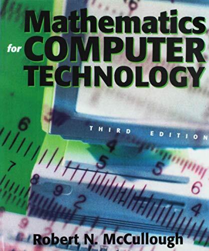 Mathematics for Computer Technology 9780895827005 | eBay