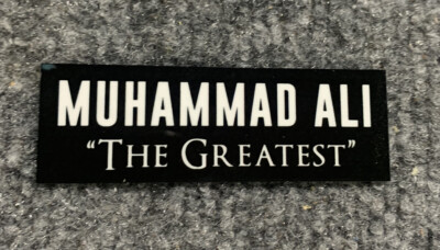 Muhammad Ali Name Plate 1x3 Perfect For Case Plaque | eBay
