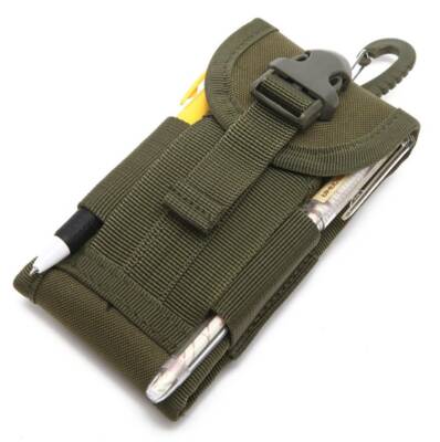 Small Olive Green MOLLE Mobile Phone Smartphone Belt Pouch Case IPhone ...