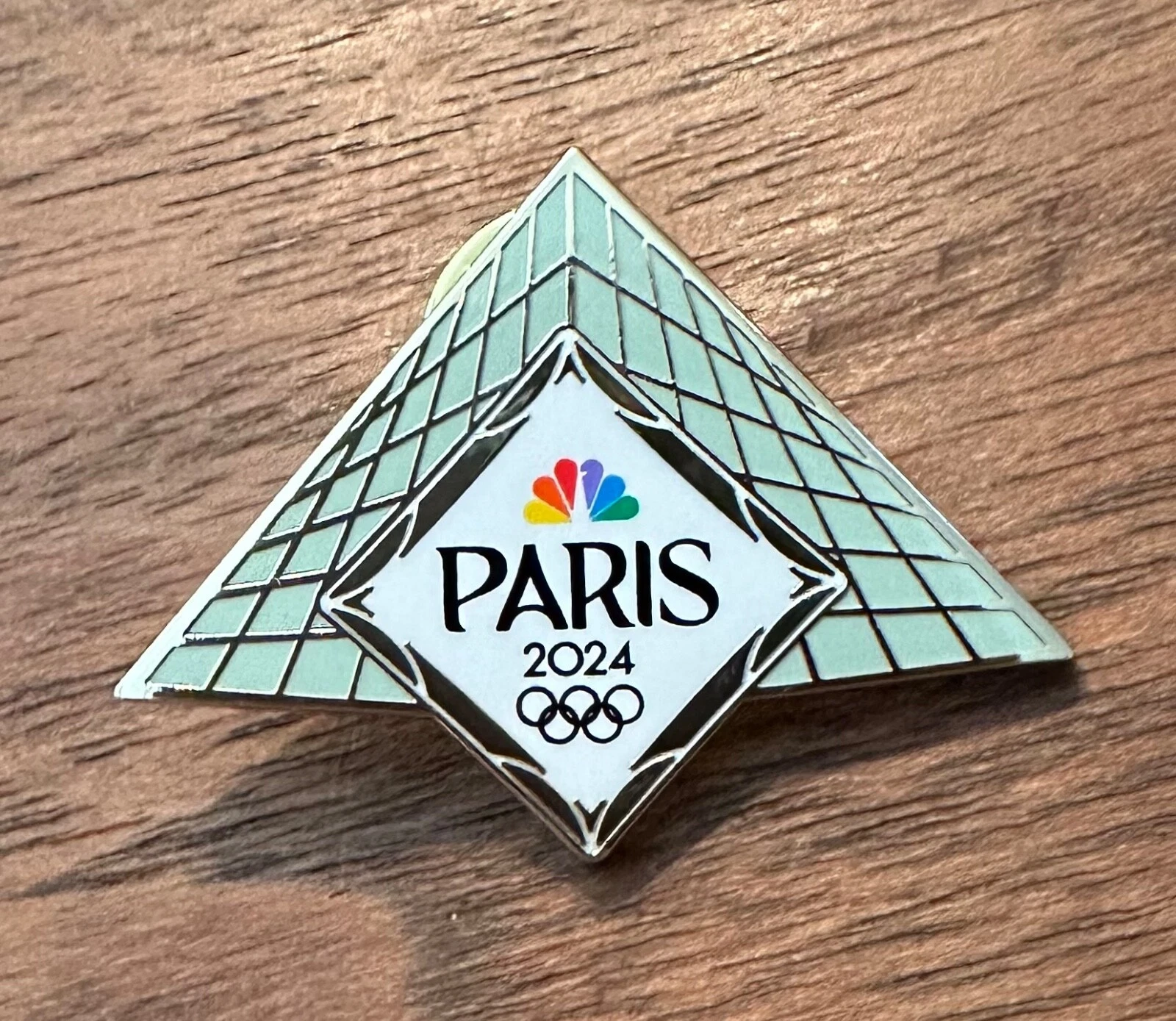 Paris 2024 NBC Louvre Media Olympic Pin in Nepal at NPR 5366, Rating: 5