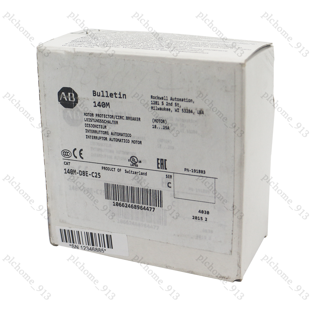 Allen-Bradley Motor Protection Circuit Breaker (140M-D8E-C25) for sale ...