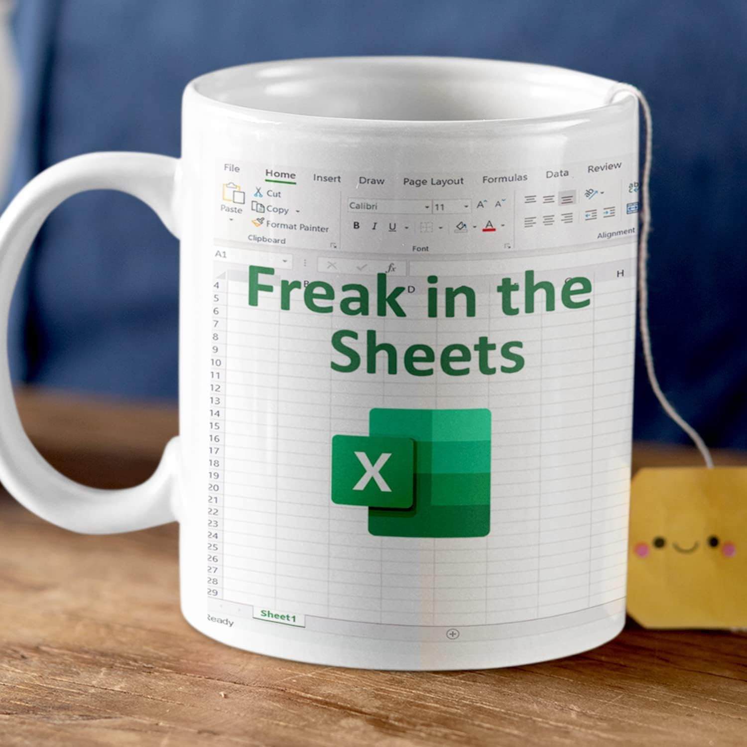 Spreadsheet Excel Coffee Mug, Funny Gifts Women Men Freak in the Sheets ...