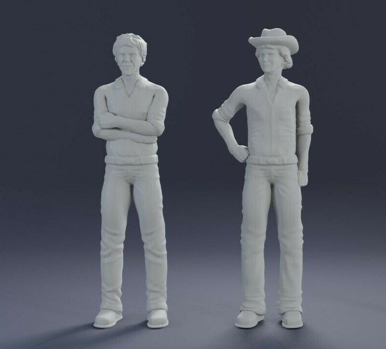 Dukes of Hazzard General Lee 1:24 1:18 8 Figures Bo Luke Daisy Cletus ...