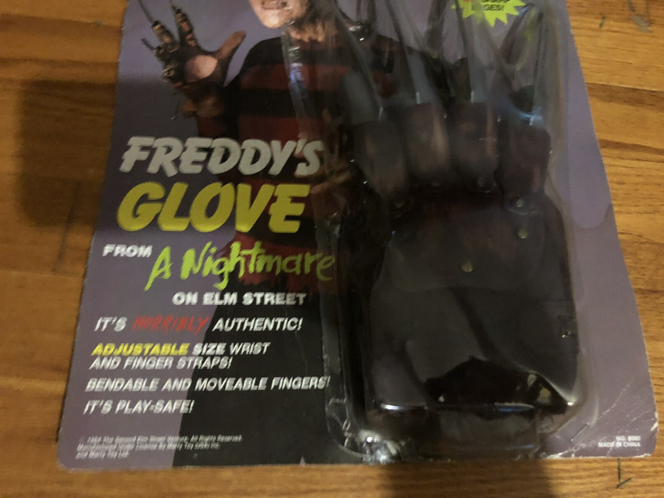 VTG 1984 MARTY TOY FREDDY KRUEGER GLOVE MINT MOC NIGHTMARE ELM STREET ...