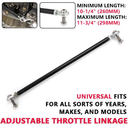 Universal Vehicles Adjustable Length Throttle Linkage Hardware 11-3/4 ...
