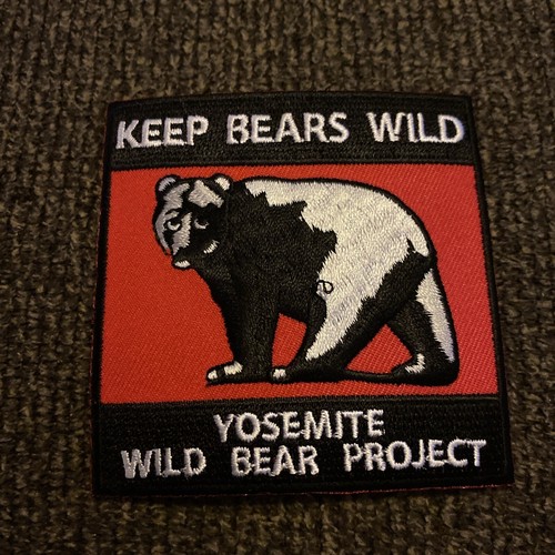 YOSEMITE WILD BEAR PROJECT Keep Bears Wild Souvenir Iron On Patch | eBay