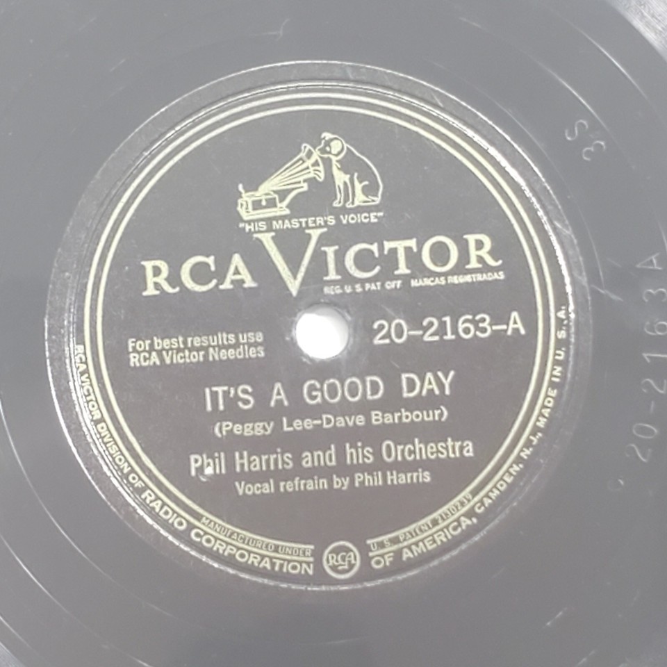 1947 Phil Harris A Good Day & Possum Song 10 inch RCA VICTOR 20-2163 ...