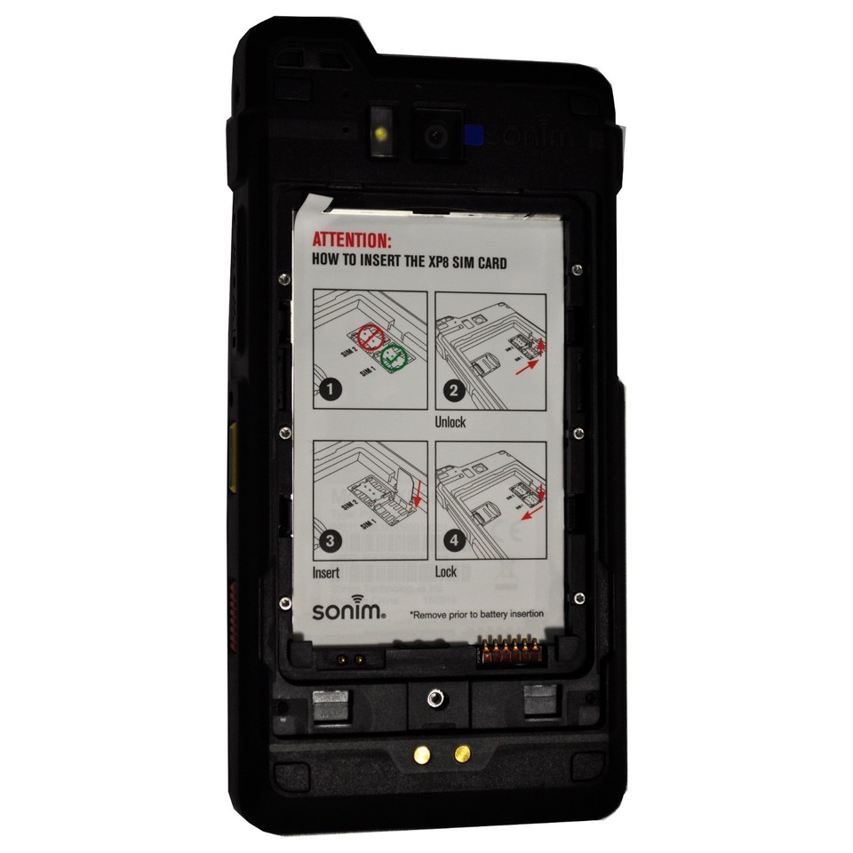 New 5" Sonim XP8 XP8800 Dual-SIM 64GB Black Rugged Factory Unlocked 4G ...