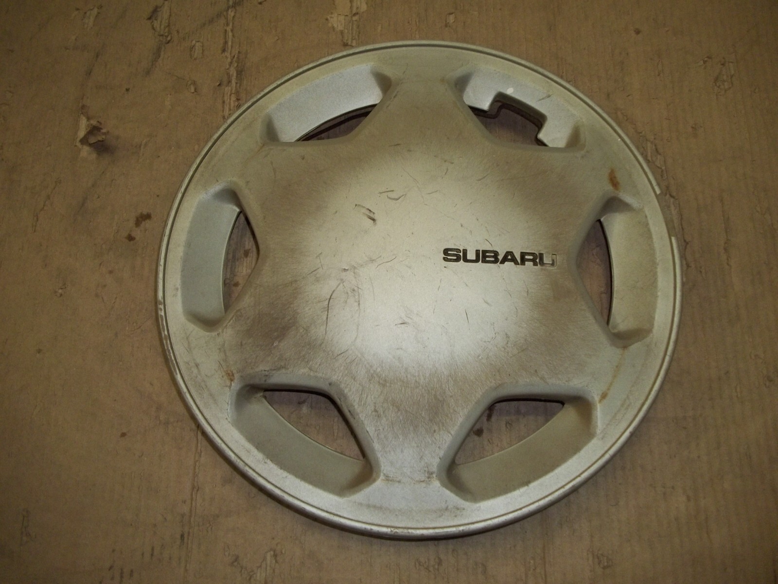 87 88 89 Subaru Passenger GL DL Hubcap Rim Wheel Cover Hub Cap 13" OEM ...
