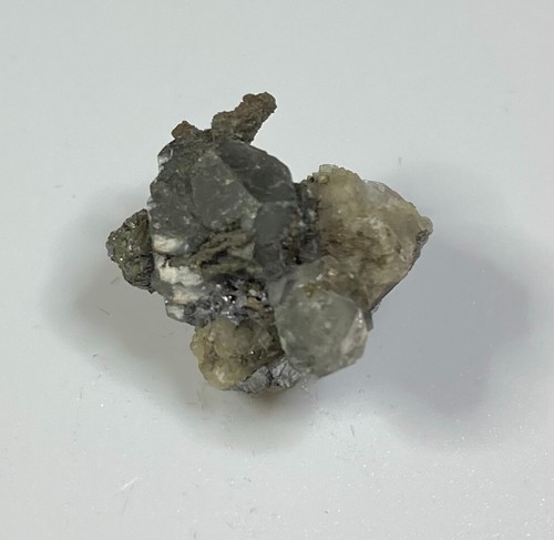 Chalcopyrite Calcite Micro - Mineral Specimen Port Radium, Canada B2 ...