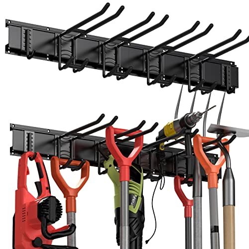 Garage Tool Storage Rack Garage Organizer Wall Mounted Storage System ...