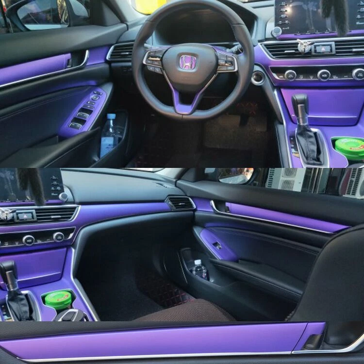 Purple Car Interior