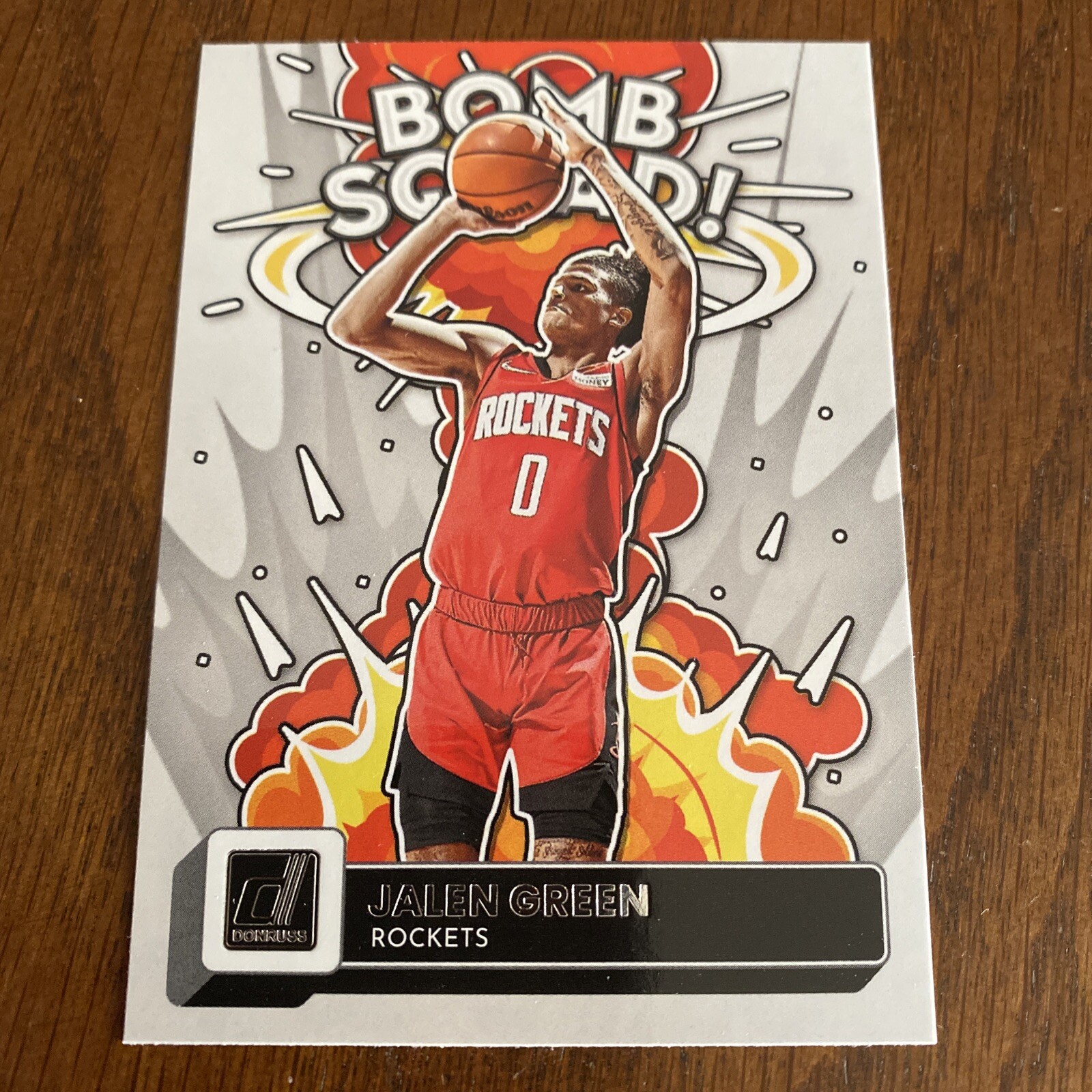 JALEN GREEN Panini Donruss Basketball Bomb Squad SP 2022-23 #8 Houston ...