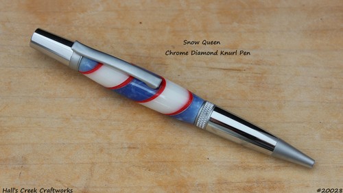 Handturned Snow Queen Chrome Elegant Sierra Pen | eBay