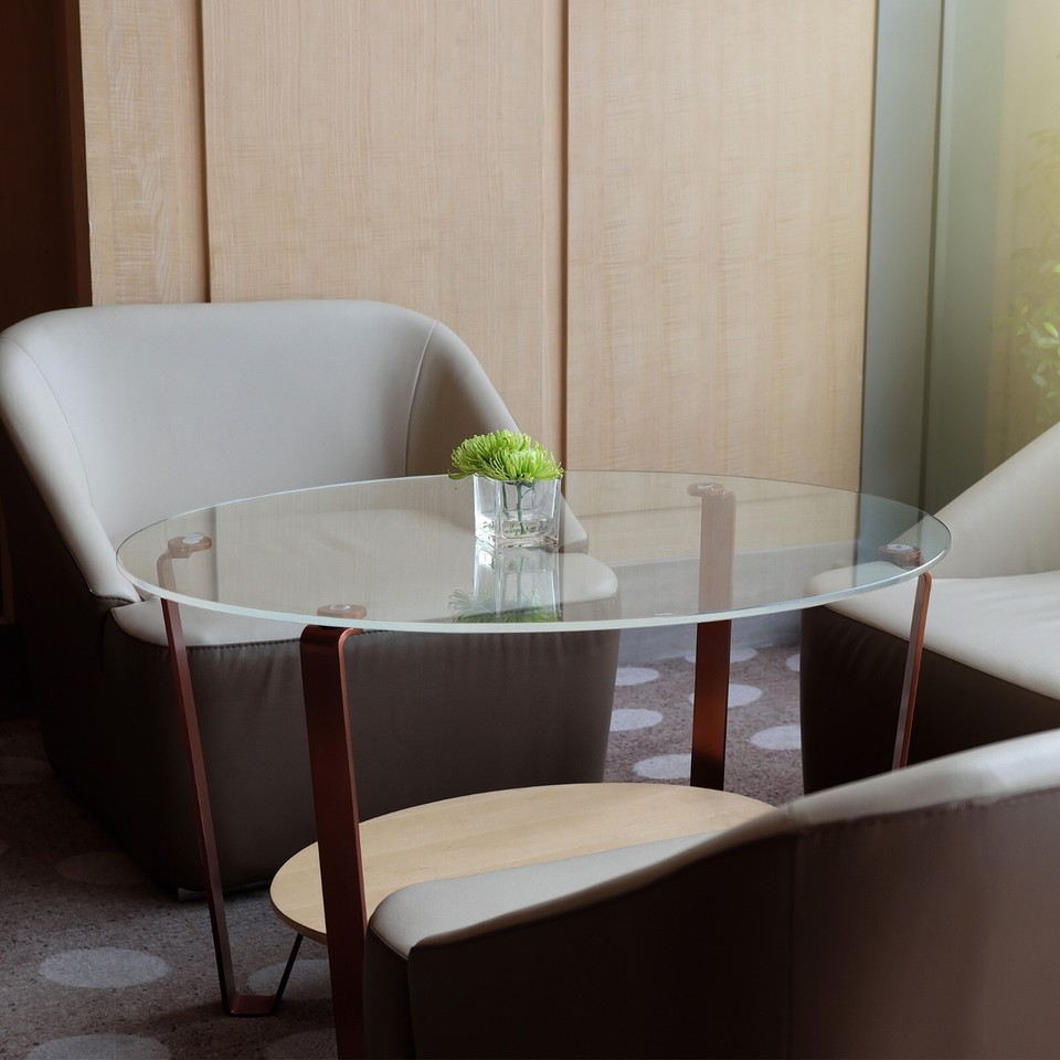 Plexiglass Table Top 1/2" (12mm) Thick Clear Round Acrylic Table Top w ...