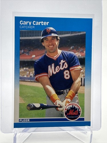 1987 Fleer Gary Carter Baseball Card #4 Mint FREE SHIPPING | eBay