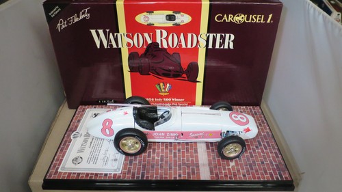 1/18 CAROUSEL 1 WATSON ROADSTER 1956 INDY 500 WINNER #8 PAT FLAHERTY ...