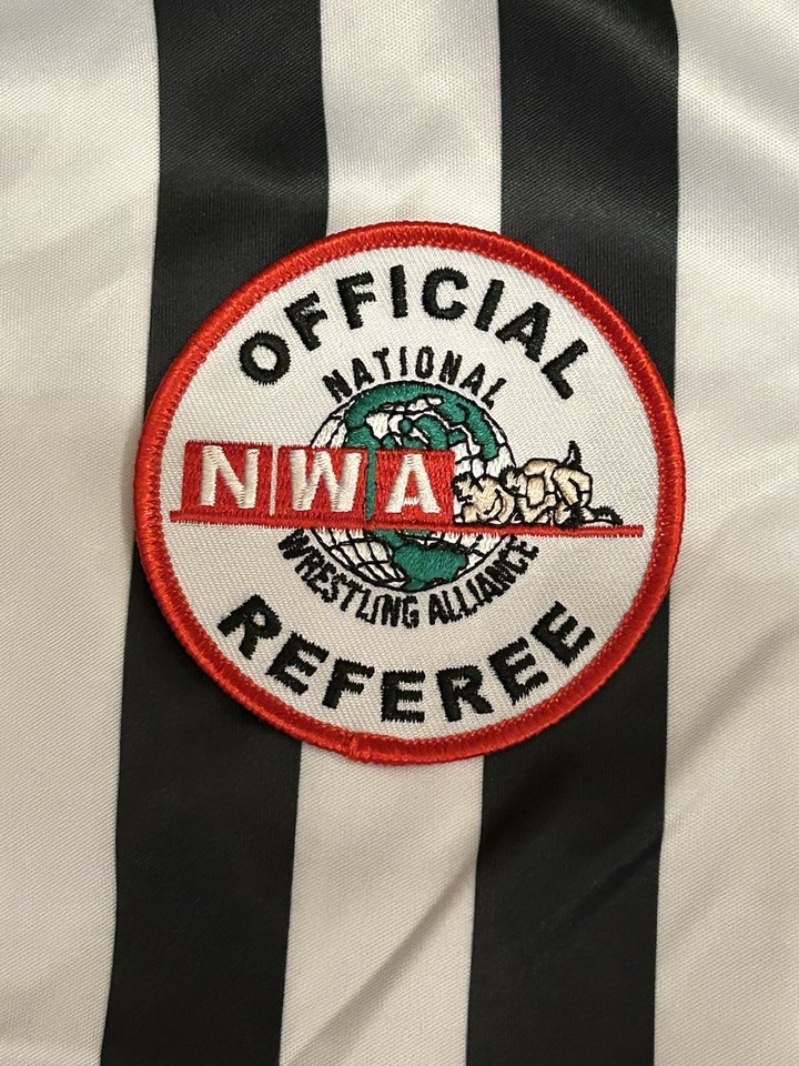 Pro Wrestling NWA throwback Referees Shirt Size Large NEW | eBay