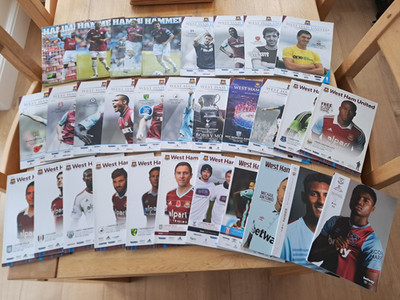 WEST HAM 30 HOME PROGRAMME BUNDLE FROM 2004/05 - 2020/21 | eBay UK