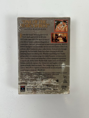 Avalon Barry Levinson Movie Film Video 8 Format ULTRA RARE SEALED NEW ...