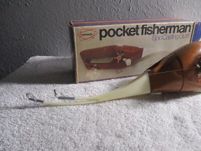 Vintage 1972 Popeil's Pocket Fisherman Spin Casting Original Vintage 1972 Popeil's Pocket Fisherman Spin Casting Original