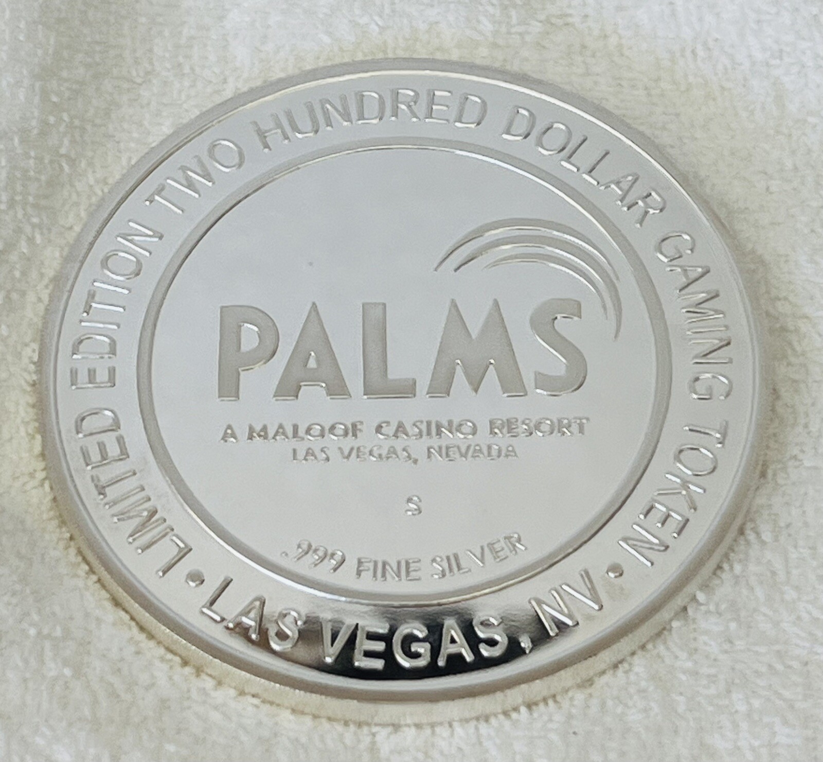 PALMS CASINO RARE .999 SILVER COIN 373.70G LIMITED EDITION - 12.015 ...