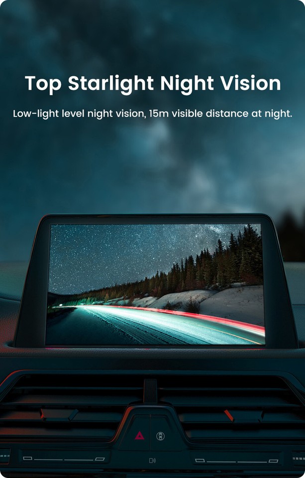 Car Reverse Parking Camera AHD 170° Wide Angle Fisheye Lens Cam ...