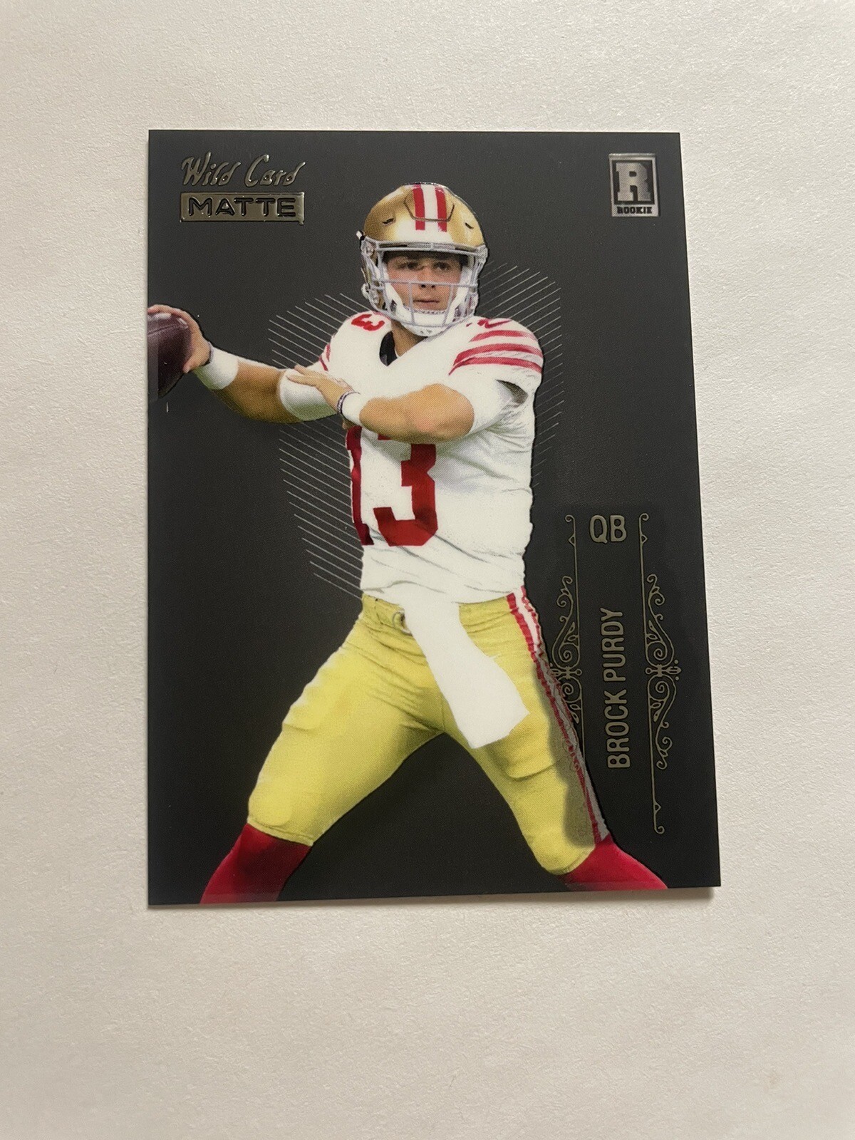 Brock Purdy 2022 Wild Card Matte Black Rookie RC - 49ers | eBay